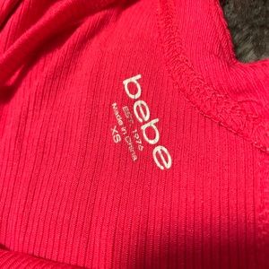 bebe | Tops | Bebe Tank Crystal Logo | Poshmark